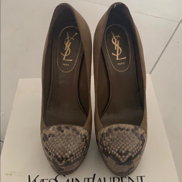 Yves Saint Laurent | Shoes | Yves Saint Laurent Tribtoo 5 Cap Pump | Poshmark